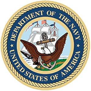 Amazon.com: EW Designs Department of The Navy Seal Sticker Decal Vinyl ...