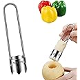 Amazon.com: Fruit and Vegetable Corer Tool, 2025 Upgraded Stainless Steel Fruite Córer, Apple ...