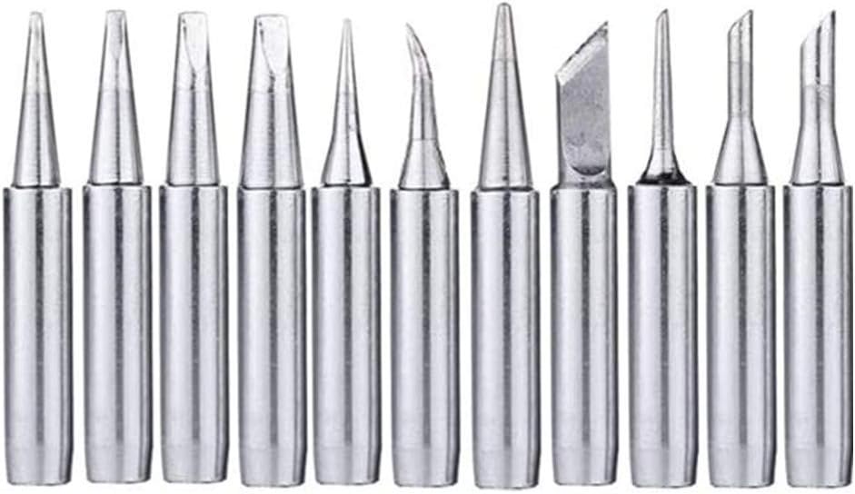 11Pcs Solder Iron Tips 900M Replacement Soldering Tip kit Black Lead ...