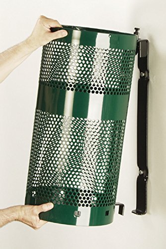 Rubbermaid Commercial Towne Series Perforated Steel Pole/Wall Mount ...