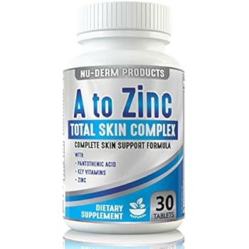 Amazon.com: A To Zinc Acne Vitamins Best Acne Pills Blackhead Removal ...