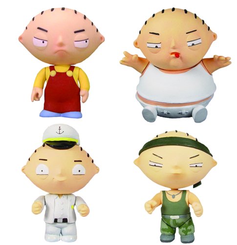 Buy Mezco Family Guy: Stewie Deluxe Action Figure Box Set 4 Online at ...