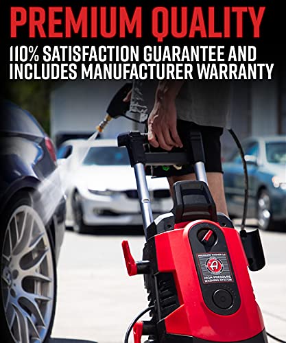 Adam's Electric Pressure Washer 2.0 - Powerful 1.8 GPM 2500 PSI Car ...