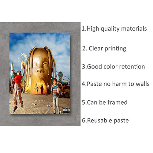 Kai'Sa Travis Scott: ASTROWORLD Music 2018 Poster Art Print Posters,18 ...