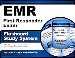 Amazon.it: Emr First Responder Exam Flashcard Study System: Emr Test ...