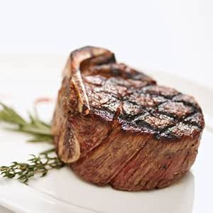 Amazon.com: (8) 12oz Bone in Filet Mignon Steaks - steak packages ...