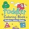 Toddler Coloring Book: Numbers Colors Shapes: Preschool Prep, Activity ...