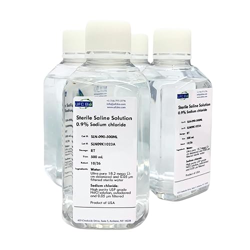 Sterile Saline Solution 0.9% – USP Grade - Multi-Use Wound Wash ...
