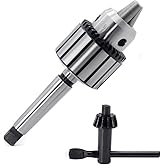 Drill Chuck JESTUOUS JT6 Key Type 5/8 Inch(1-16mm) with MT2 Morse Taper ...