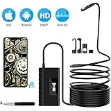 Depstech 5.0MP Wireless Endoscope, Upgrade 1944P HD Inspection Camera ...