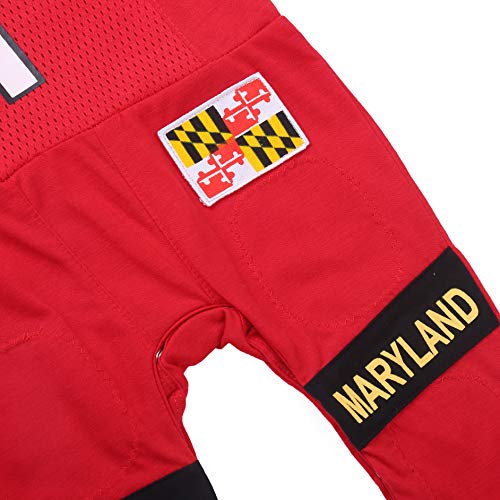 FAST ASLEEP NCAA Maryland Terrapins Boys Infant Football Uniform ...