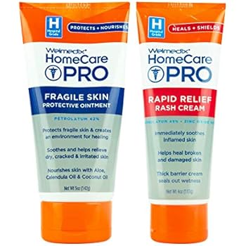 Amazon.com : Theraputic Adult Fragile Skin Care + Adult Diaper Rash ...