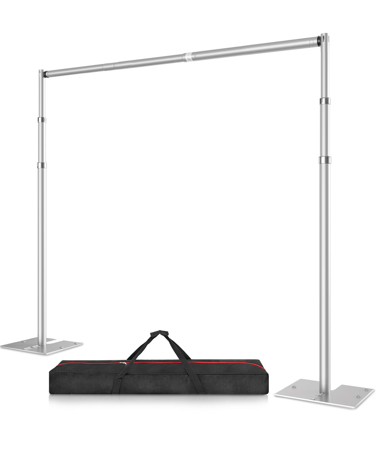 Fotoumgl 10x10 Pipe And Drape Stand Kit, Heavy Duty Backdrop Stand ...