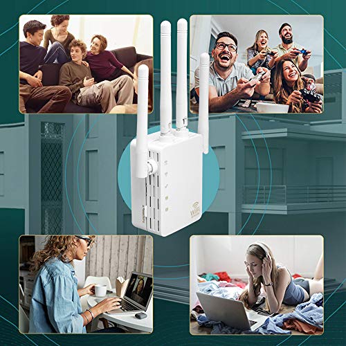 WiFi Extenders Signal Booster for Home, WiFi Extender 1200Mbps, Covers ...