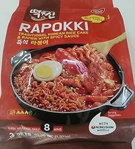 Rapokki | Rabokki Tapokki Tteokbokki - Traditional Korean Rice Cake and ...