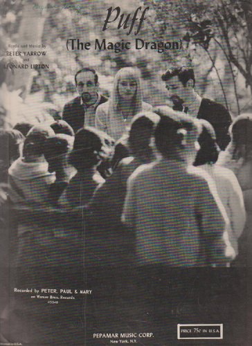 Amazon - Puff the Magic Dragon Vocal Piano Guitar Sheet Music: Peter ...