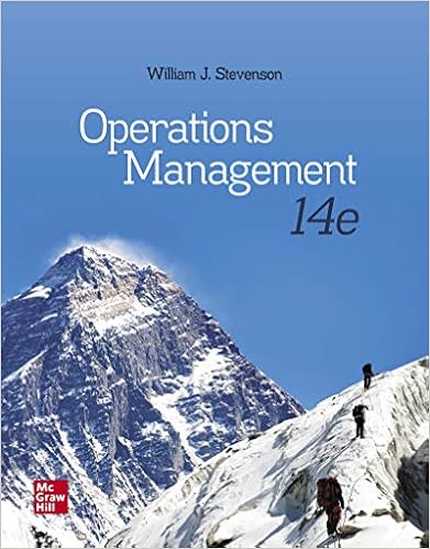 Operations Management (14th Edition) Solutions | Course Hero