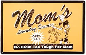 Amazon.com: Mom's Laundry Service Metal Sign : Home & Kitchen