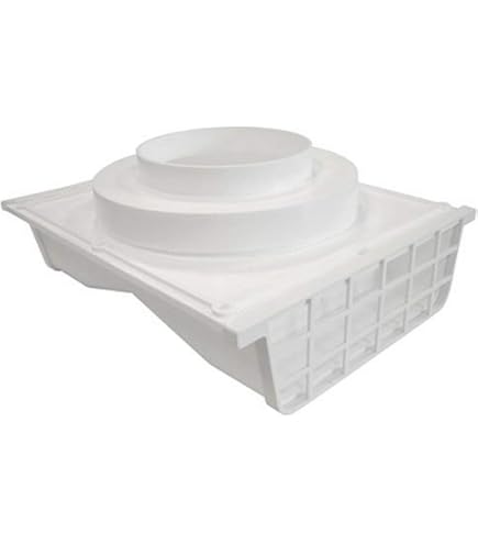 4 Inch Soffit Vent 2-Pack White Plastic Under Eave Vents - 4-Inch Round ...