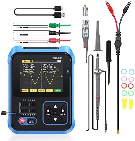 FEAW Handheld Digital Oscilloscope, 3 in 1 Handheld Oscilloscope ...