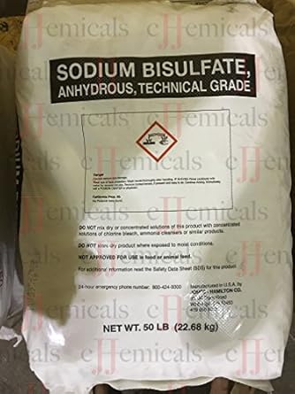 Sodium Bisulfate "NaHSO4" Minimum 99% purity! 50LB BAG!: Amazon.com ...