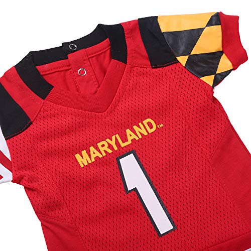 FAST ASLEEP NCAA Maryland Terrapins Boys Infant Football Uniform ...