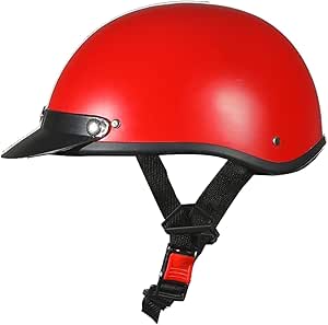 Motor Half Helmen Brain Cap ECE Goedgekeurd Half Shell Jet Helm ...