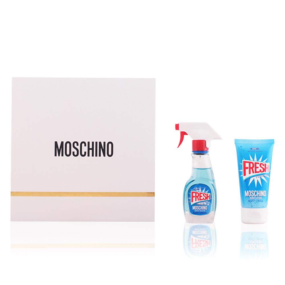 Moschino Fresh Couture Eau De Toilette and Body Lotion Gift Set, 80 ml ...