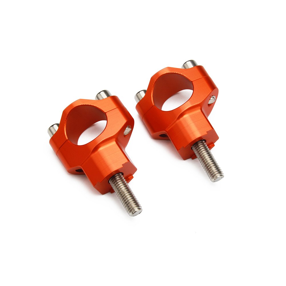 28mm Handlebar Clamps Mounts Risers CNC Aluminum HandleBar Handle Fat ...
