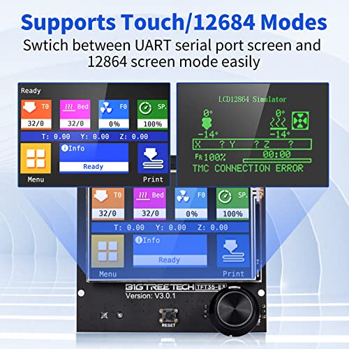 BIGTREETECH Direct TFT35 E3 V3.0.1 Touch Screen with Dual Modes Compatible 12864 LCD Display ...