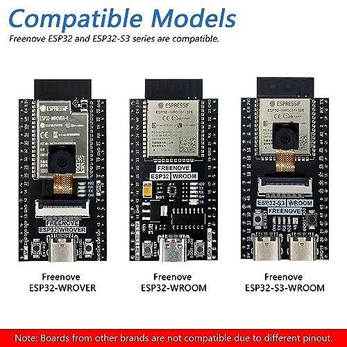 Freenove Breakout Board For ESP32 / ESP32-S3 WROVER WROOM, Terminal Block Shield With Pin Header ...