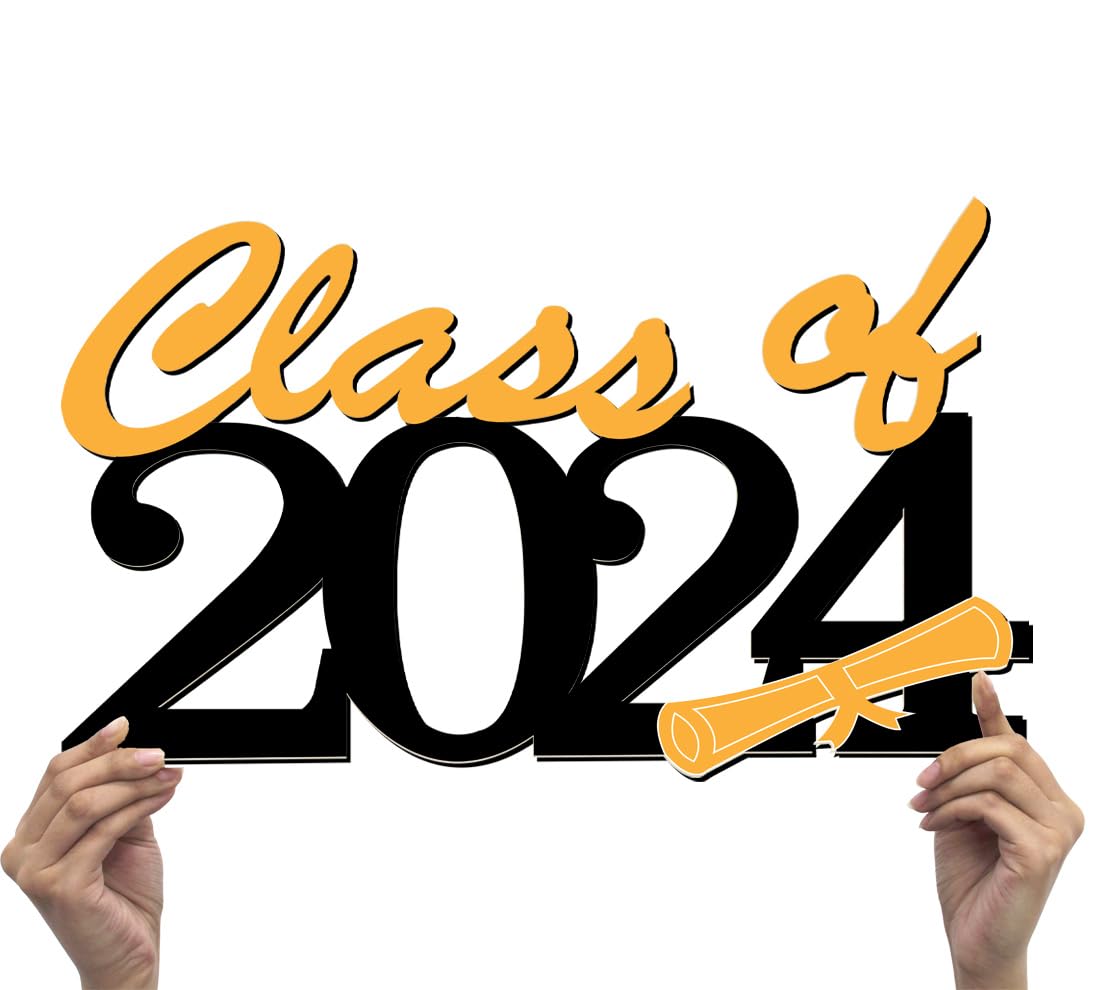 Class of 2024 Wooden Graduation Photo Props,Senior 2024 Graduation ...