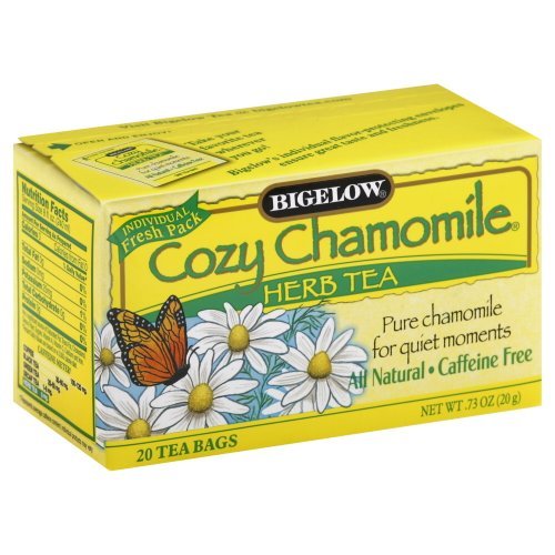 Bigelow Cozy Chamomile Herb Tea (3x20 bag) (B005762488) | Amazon price ...