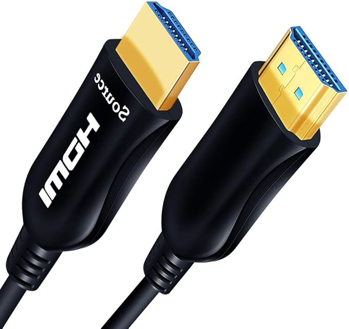 Shuliancable Cavo HDMI Fibra Ottica, Cavo HDMI 2.0 Supporta 4K@60Hz HDR ...