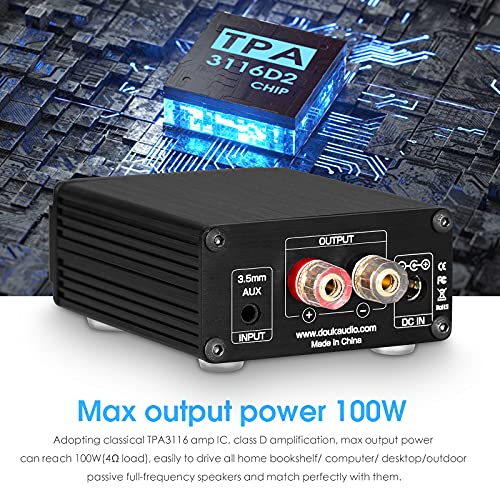 Guinness Glass Nobsound 100W Subwoofer Amplifier - Mini Digital Amp For ...