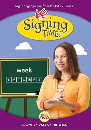 Signing Time! Season 2 Volume 6: Days of the Week 6 Import: Amazon.ca ...