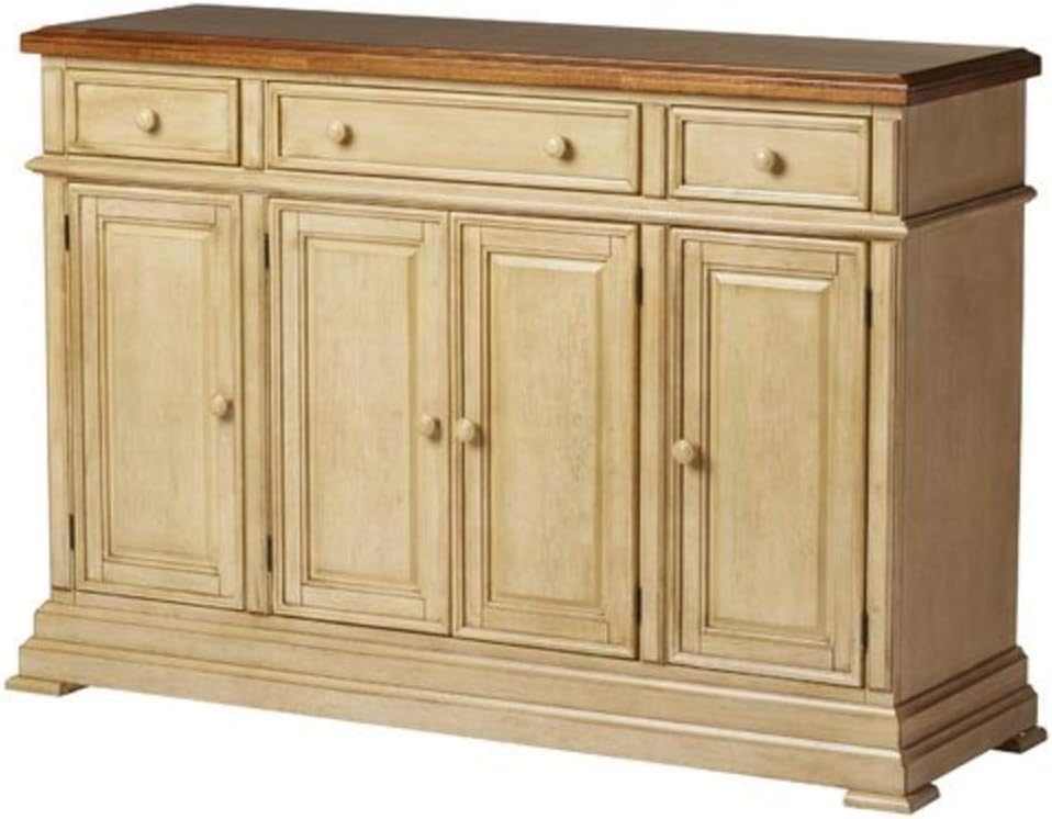 Amazon.com - Sideboard 60 Inch Almond Wheat Versatile Storage Display ...