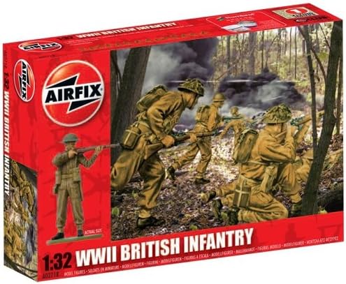 Airfix A02718 WWII British Infantry 1:32 Scale Series 2 Plastic Figures ...