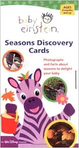 Amazon.com: Baby Einstein: Seasons Discovery Cards: 9780786854790 ...