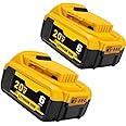Amazon.com: WenGTQ 2-Pack-Replacement Battery for DEWALT 20V Max 6.0Ah Lithium-ion, Compatible ...