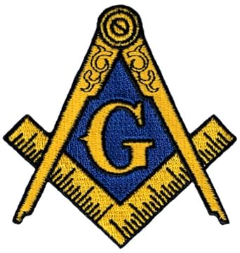 Amazon.com: Masonic Logo Patch Embroidered Iron-On Freemason Lodge ...