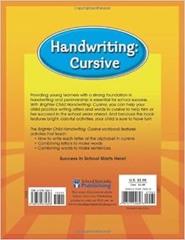 Handwriting: Cursive, Grades 2 and Up: School Specialty Publishing ...