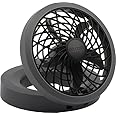 Amazon.com: O2COOL 5" Portable USB or Electric Fan (Black/Gray ...