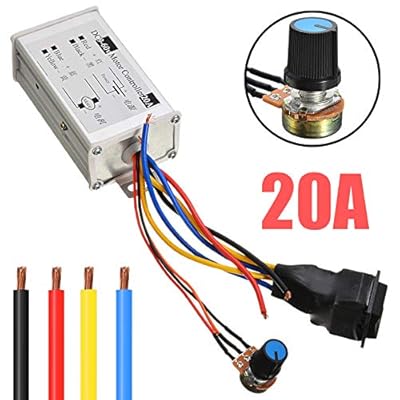 Buy PWM DC Motor Speed Controller DC 9V - 60V Pulse Width Modulation Regulator 20A 1200W ...