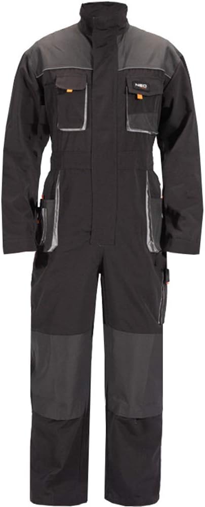 Men's Patchwork Coverall Work Wear Overalls Knee Pad Protective Safety ...