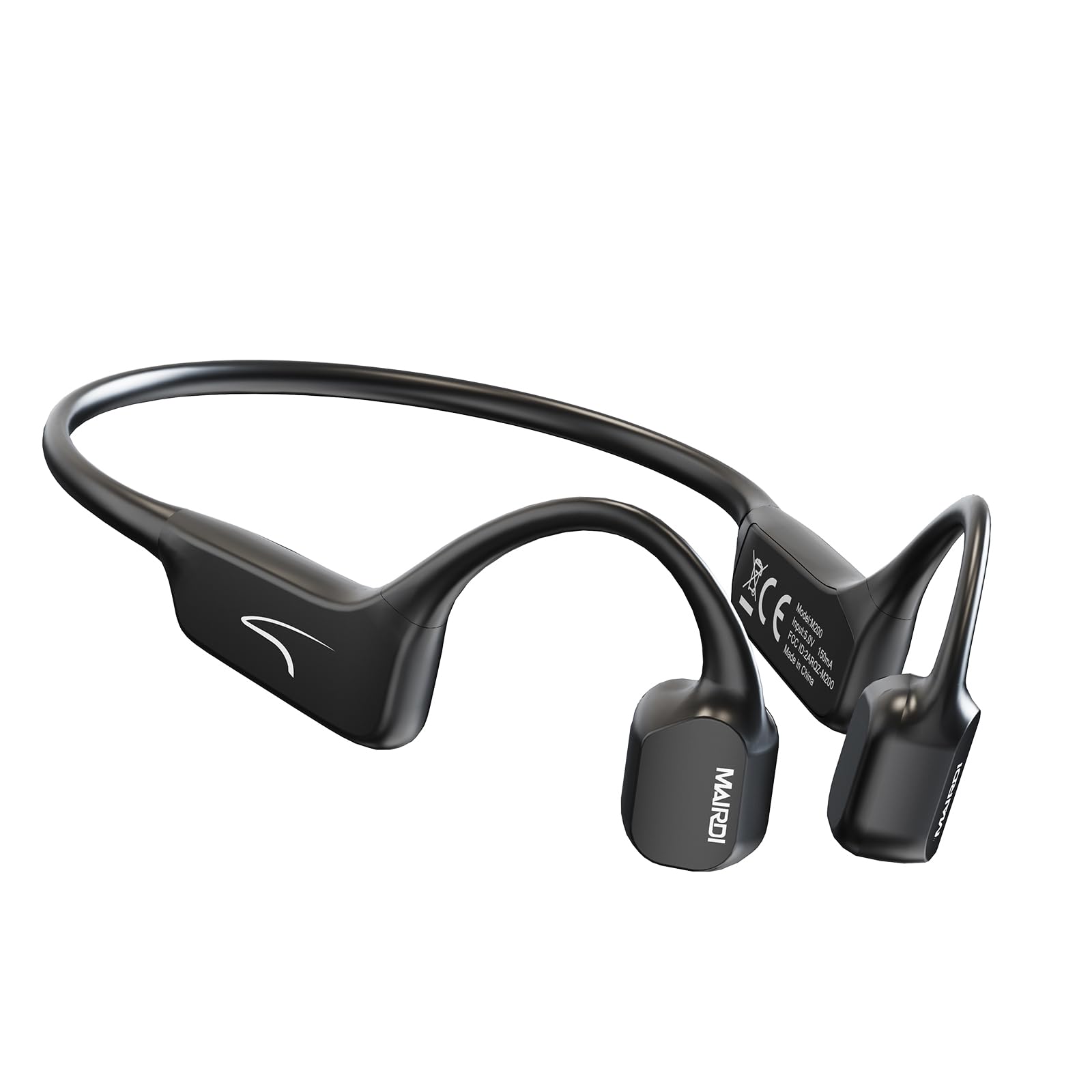 MAIRDI Bone Conduction Headphones with Microphone, Open Ear Wireless ...