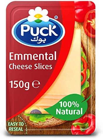 Puck Emmental Cheese Slice, 150 ml - Pack of 1 price in Saudi Arabia ...