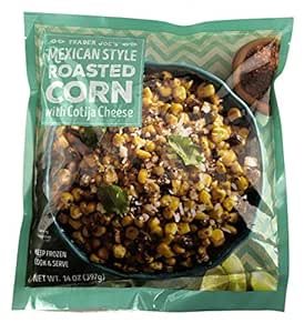 Amazon.com: Trader Joe's Mexican Style Roasted Corn w/ Cotija Cheese (6 Pack) : Grocery ...