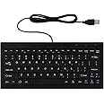 Amazon.com: CUQI Mini Keyboard, Small Wired 82 Scissor Keys, USB ...
