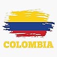 Amazon.com - Colombia Flag Grunge Brush Style Colombian Pride Sticker ...